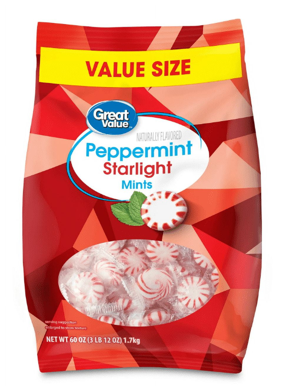 Great Value Peppermint Starlight Mints Hard Candy, 60 oz - Walmart.com