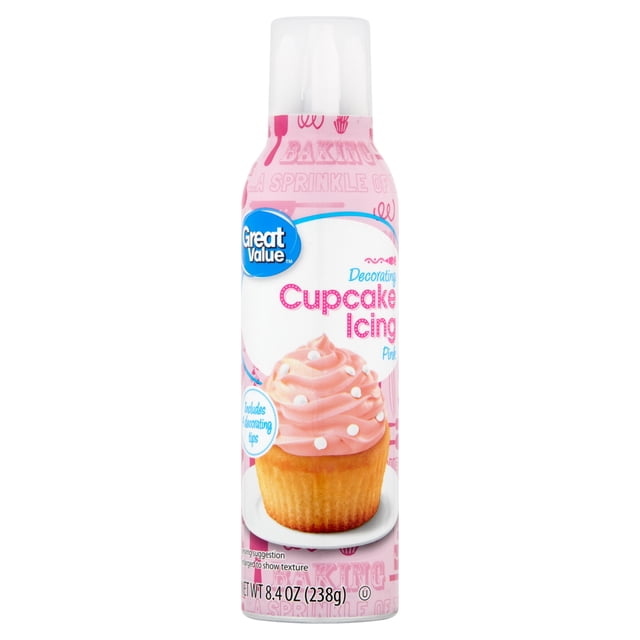 Great Value Pink Cupcake Icing, 8.4 oz - Walmart.com