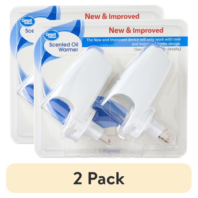 (2 pack) Great Value Plug-in Warmers for Scented Oil - (Scent Not ...