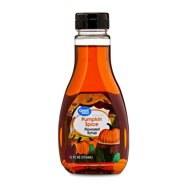 Great Value Pumpkin Spice Flavored Syrup, 12 fl oz - Walmart Business ...