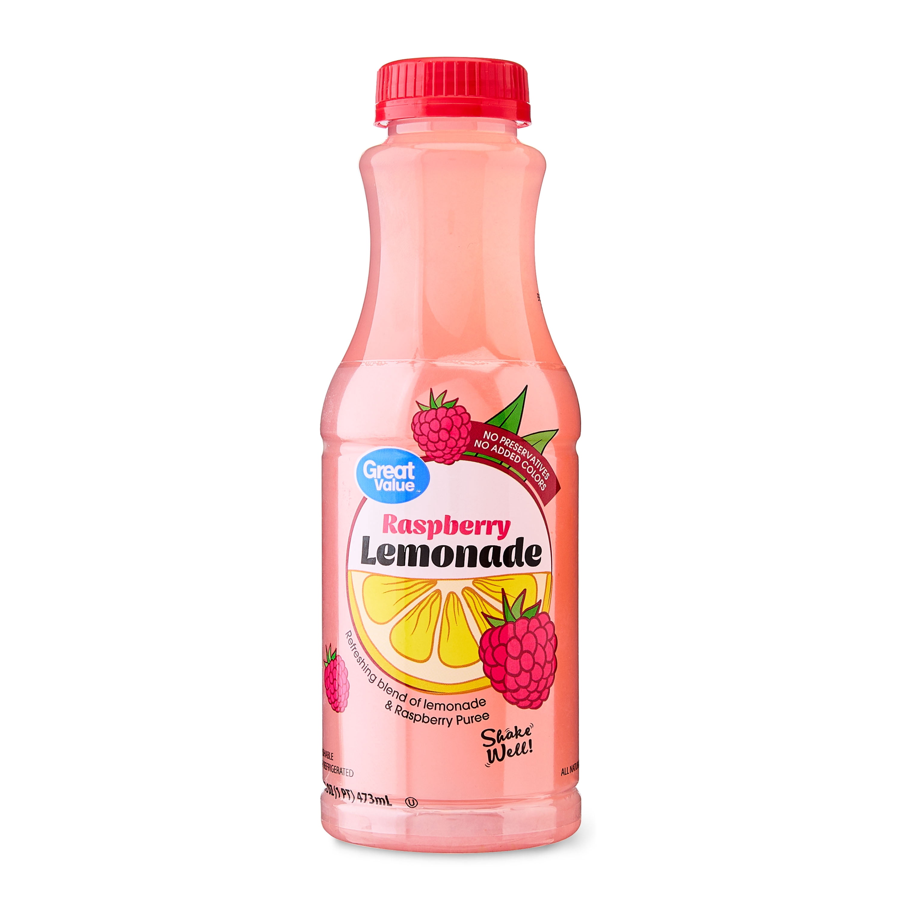 Great Value Raspberry Lemonade, 16 fl oz - Walmart.com