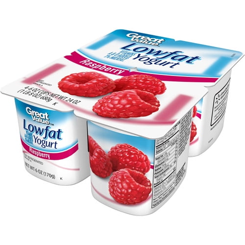 Great Value Raspberry Blended 4ct 6oz - Walmart.com