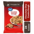Great Value Ready to Bake Chocolate Chip Cookie Dough 16.5 oz Pre ...