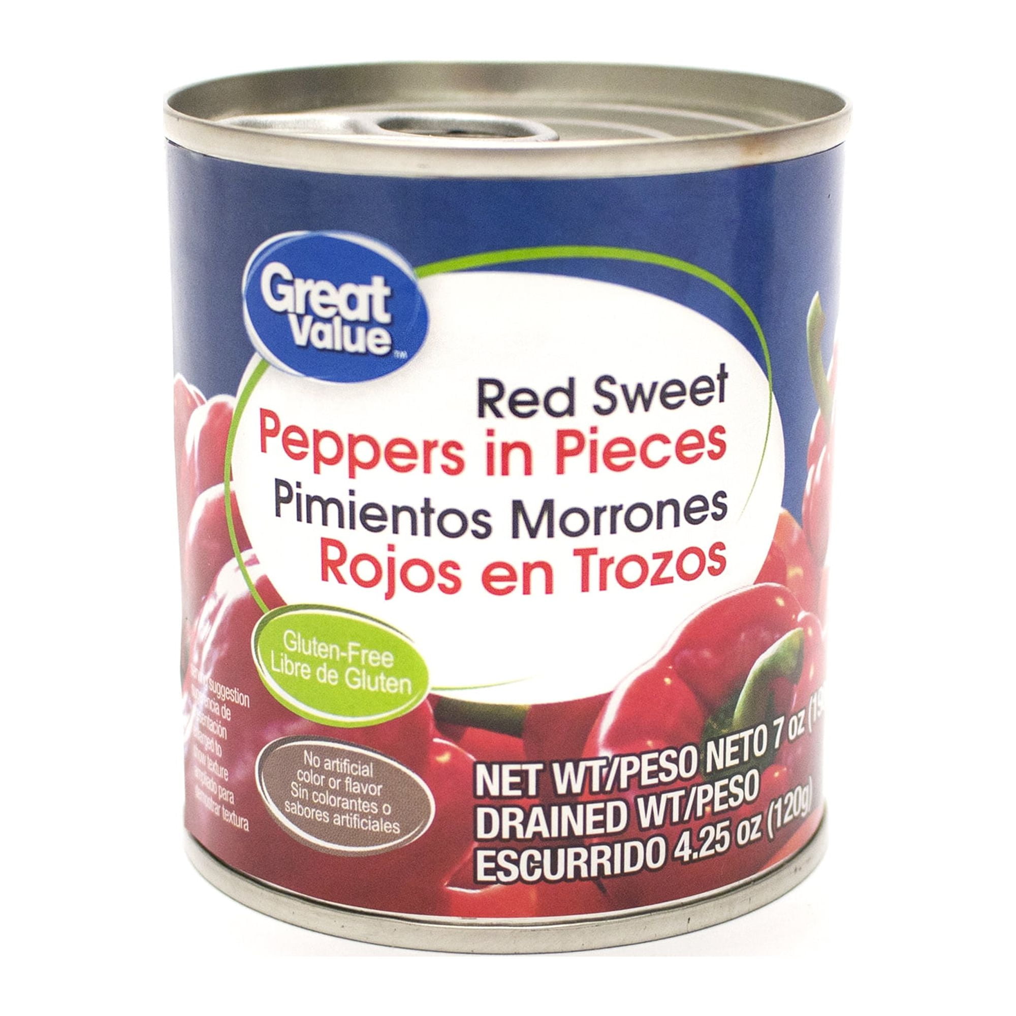 Great Value Red Peppers, 7 oz Can - Walmart.com