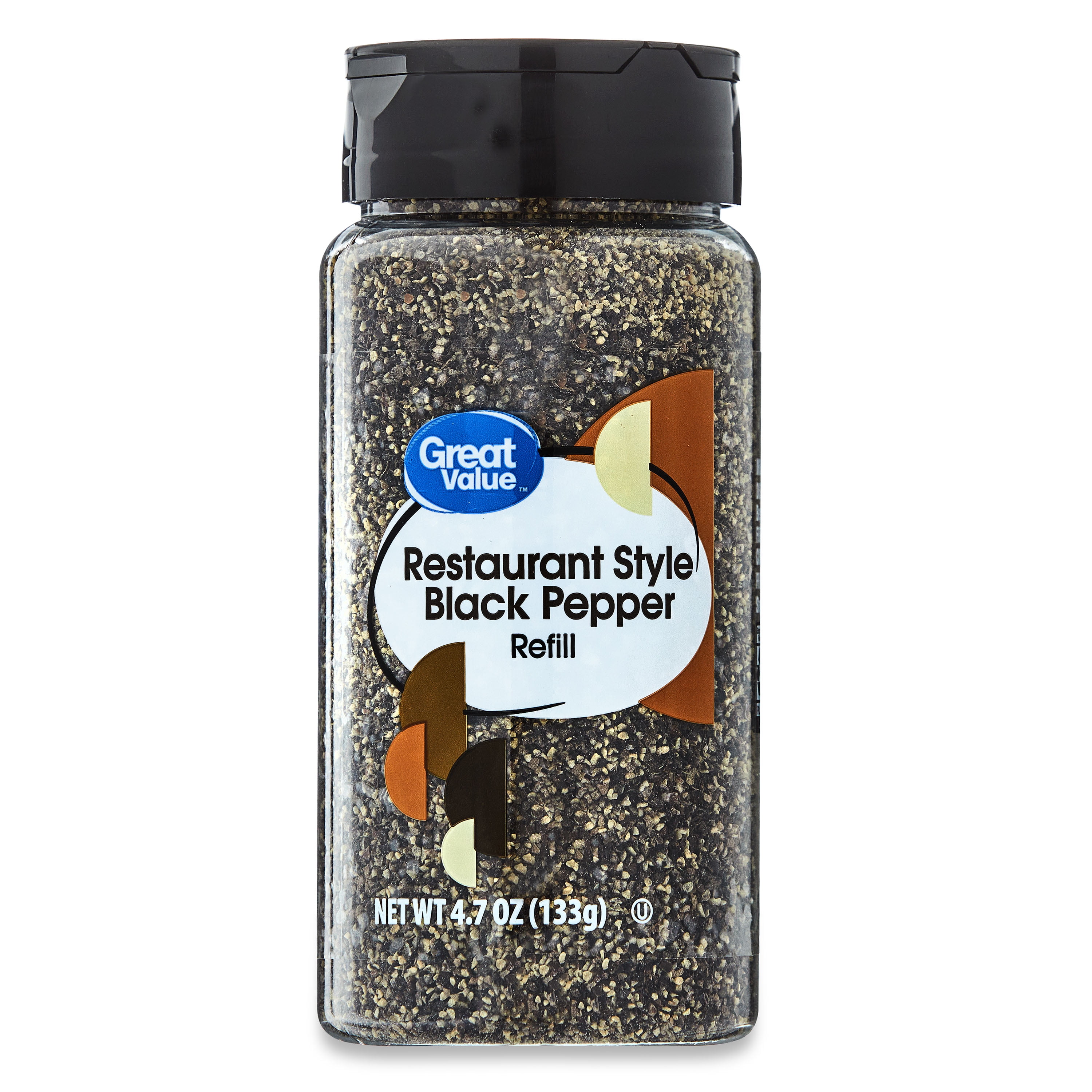 Great Value Refill Restaurant Style Black Pepper, 4.7 oz - Walmart.com