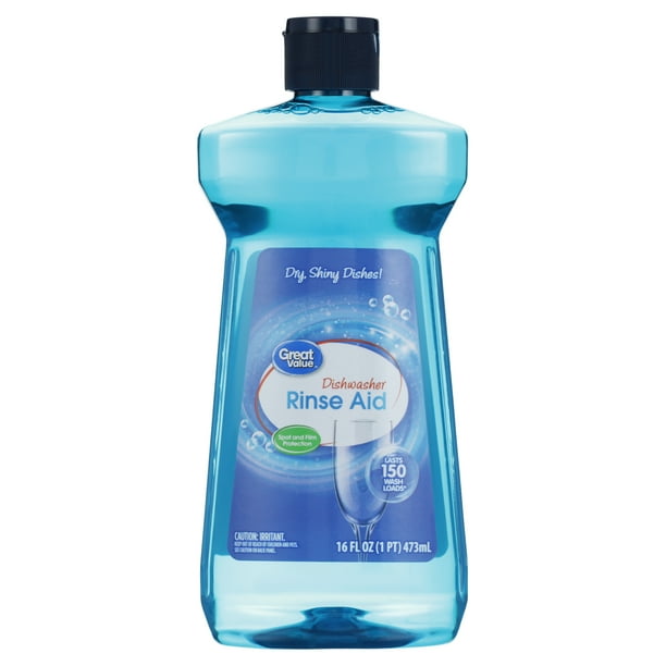 Great Value Liquid Rinse Agent, Unscented Scent, 16 Fluid Ounce, 1 ...