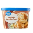 Great Value Root Beer and Vanilla Float Ice Cream 48 fl oz with Vanilla ...