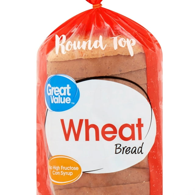 Great Value Round Top Wheat Bread, 20 oz - Walmart.com