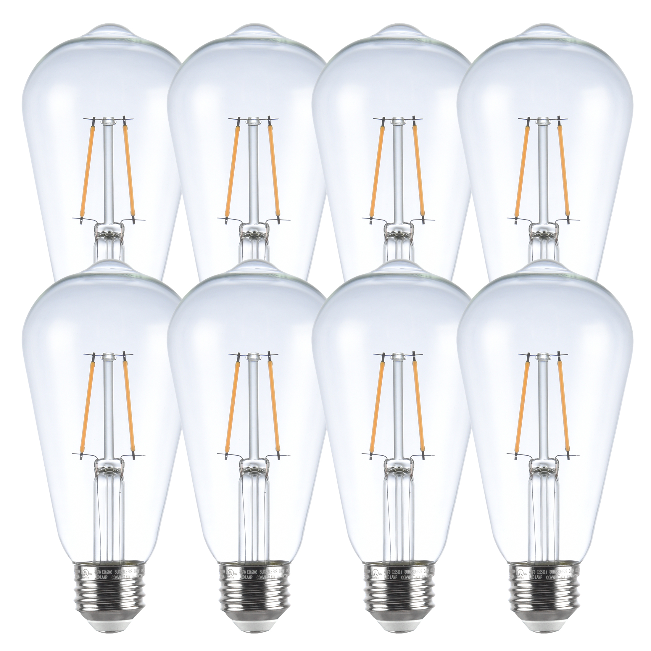 Great Value ST19 Vintage LED Light Bulb, 3-Watt (40W Equivalent), Soft ...
