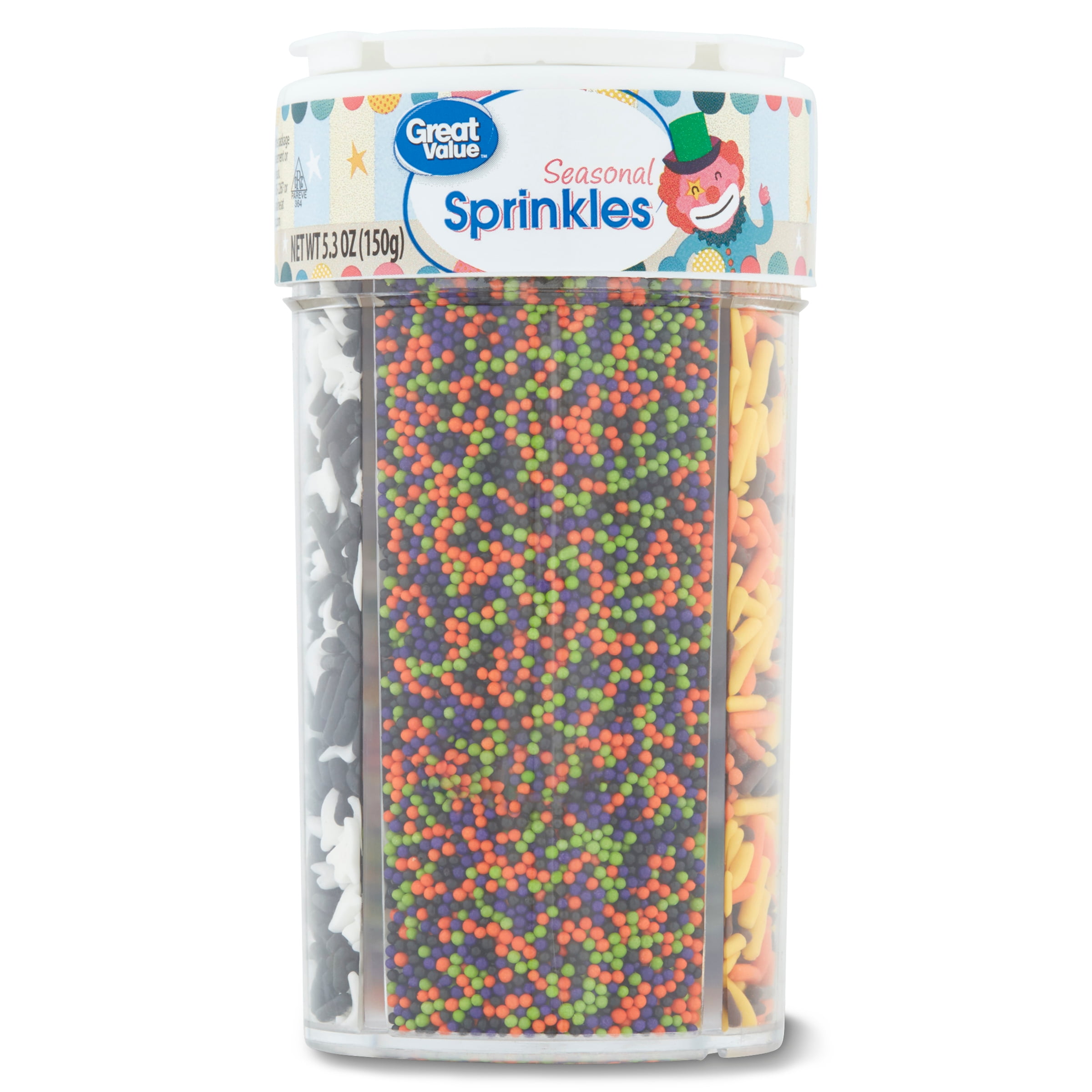 Great Value Seasonal Sprinkles, 5.3 oz - Walmart.com