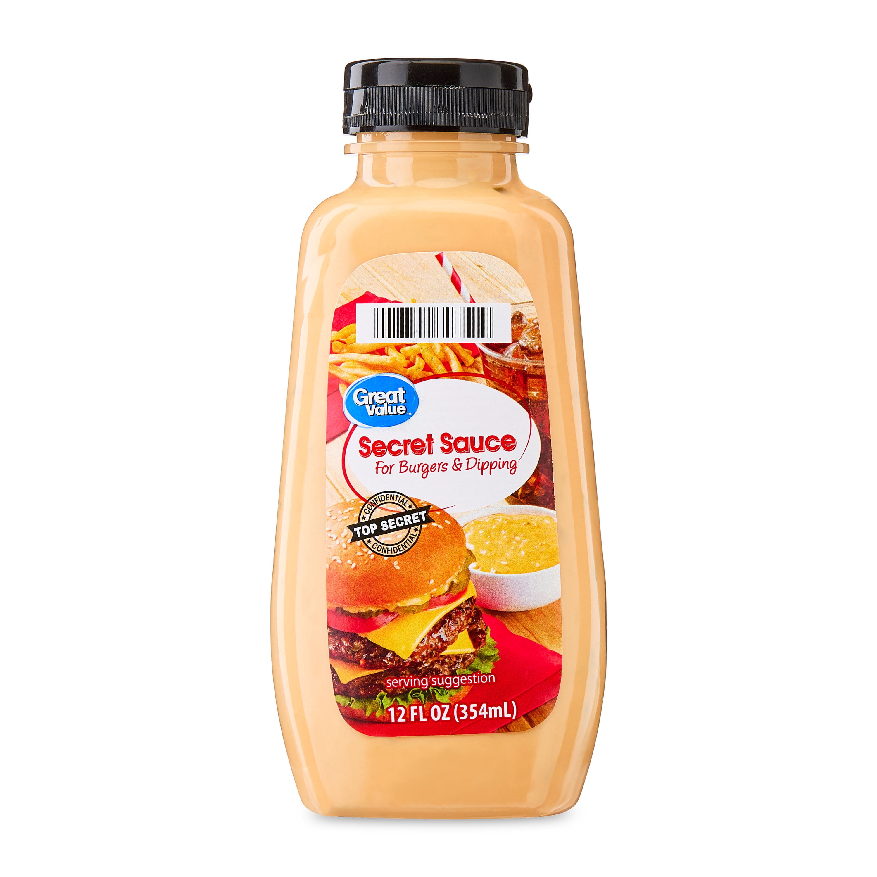 Great Value Secret Sauce for Burgers and Dipping 12 fl oz Squeeze ...