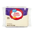 Great Value White American Singles Cheese 12 oz 16 Slices Individually ...