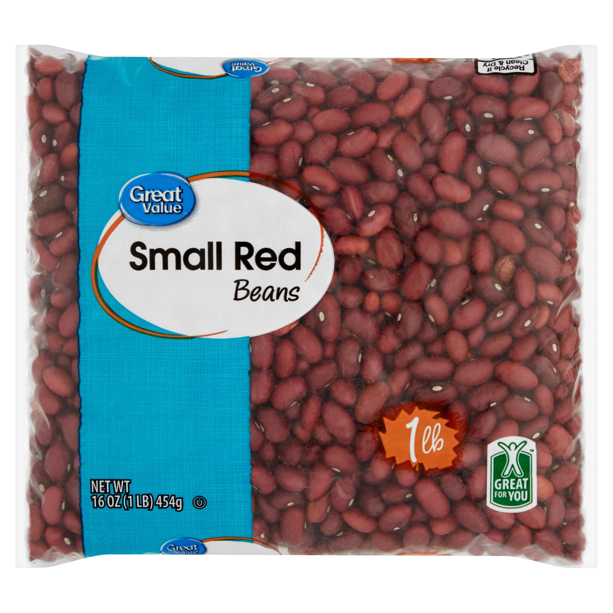 Great Value Small Red Beans, 16 oz - Walmart.com