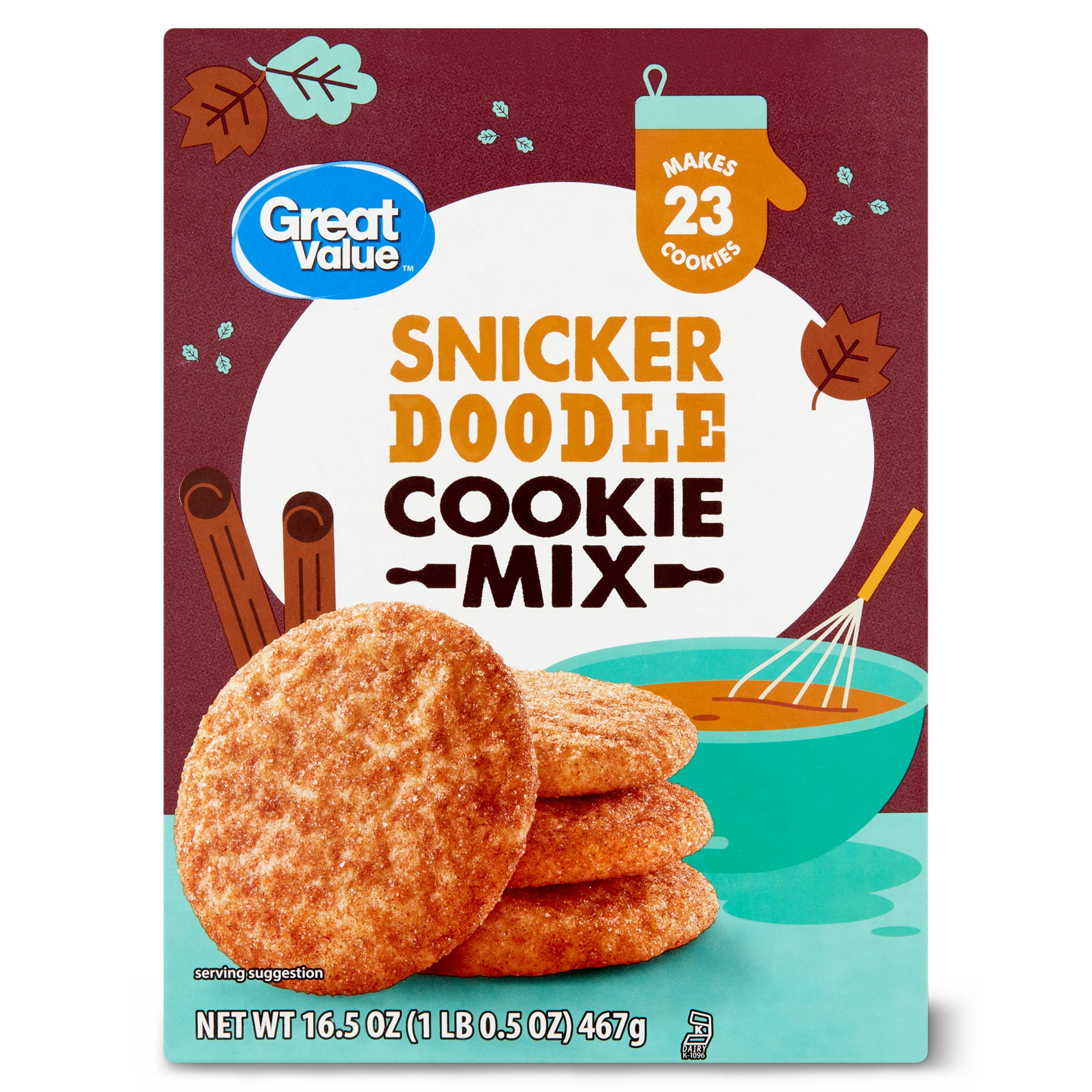 Great Value Snickerdoodle Cookie Mix, 16.5 oz - Walmart.com