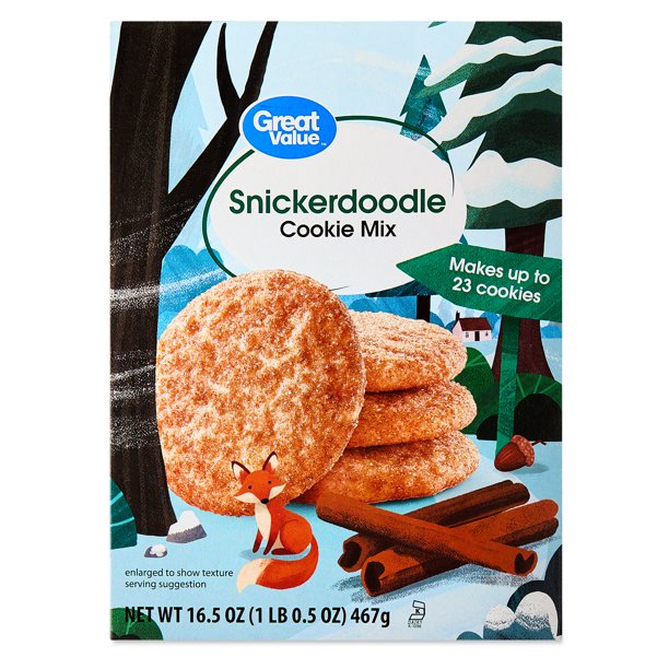 Great Value Snickerdoodle Cookie Mix, 16.5 oz - Walmart Business Supplies
