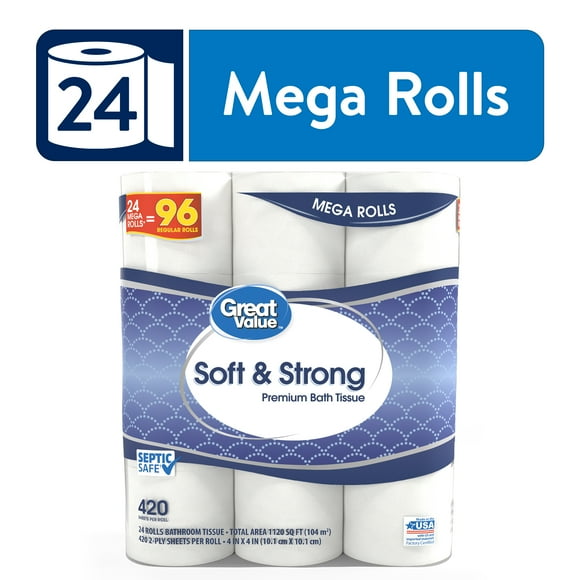 Great Value Toilet Paper in Toilet Paper - Walmart.com