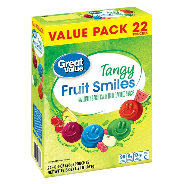 Great Value Sour 22ct Fruit Snack - Walmart.com