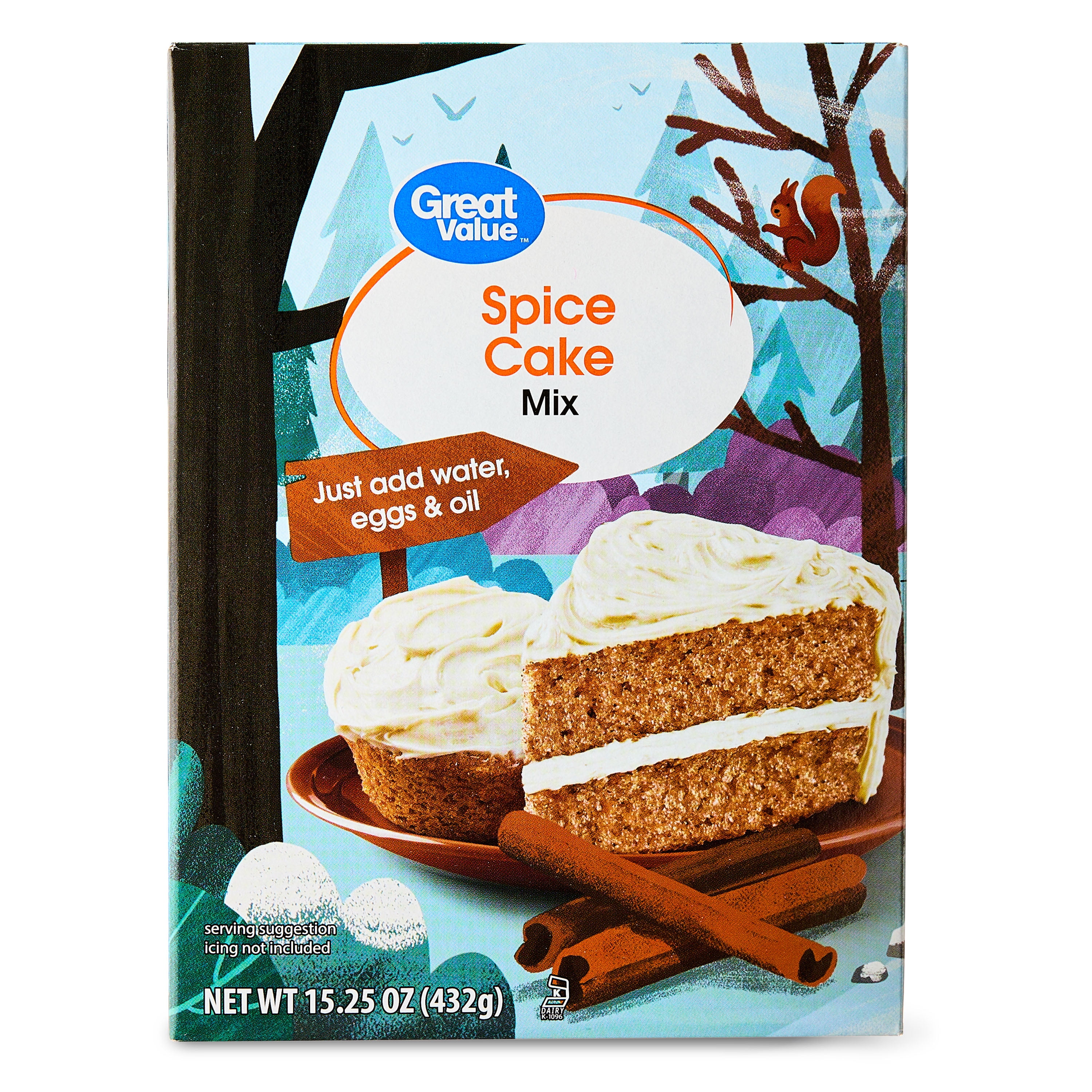 Great Value Spice Cake Mix, 15.25 oz - Walmart Business Supplies