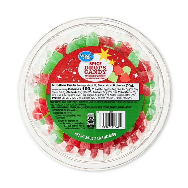 Great Value Spice Drops Candy, 24 oz - Walmart Business Supplies