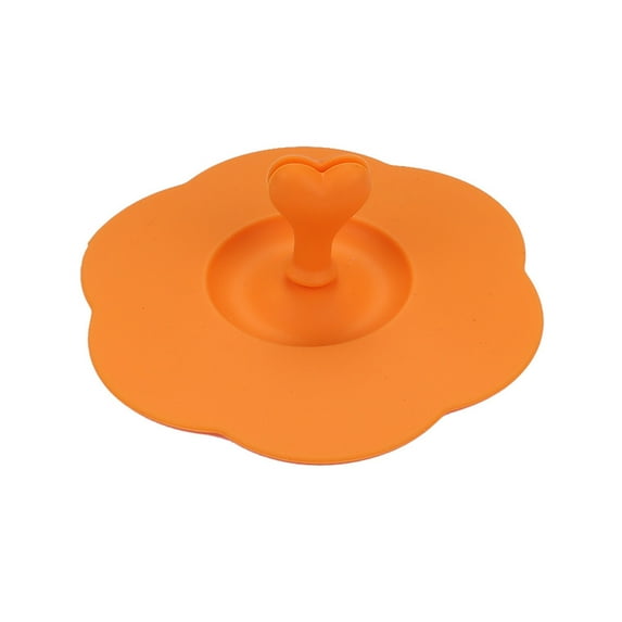 6 Sets|Guczhu Heart Silicone Leakproof Coffee Mug Suction Lid Cap ...