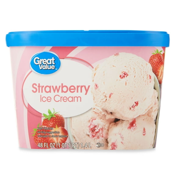 Strawberry Ice Cream in Ice Cream & Novelties - Walmart.com