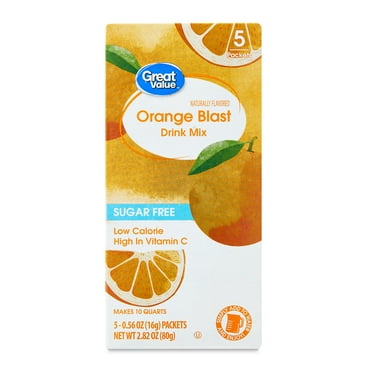 Great Value Orange Early Rise Drink Mix, 3.38 Oz. - Walmart.com