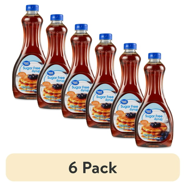 (6 pack) Great Value Sugar Free Syrup, 24 fl oz - Walmart Business Supplies