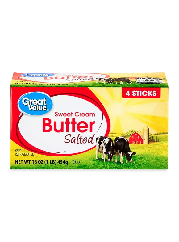 Great Value Butter Sticks in Butter & Margarine - Walmart.com