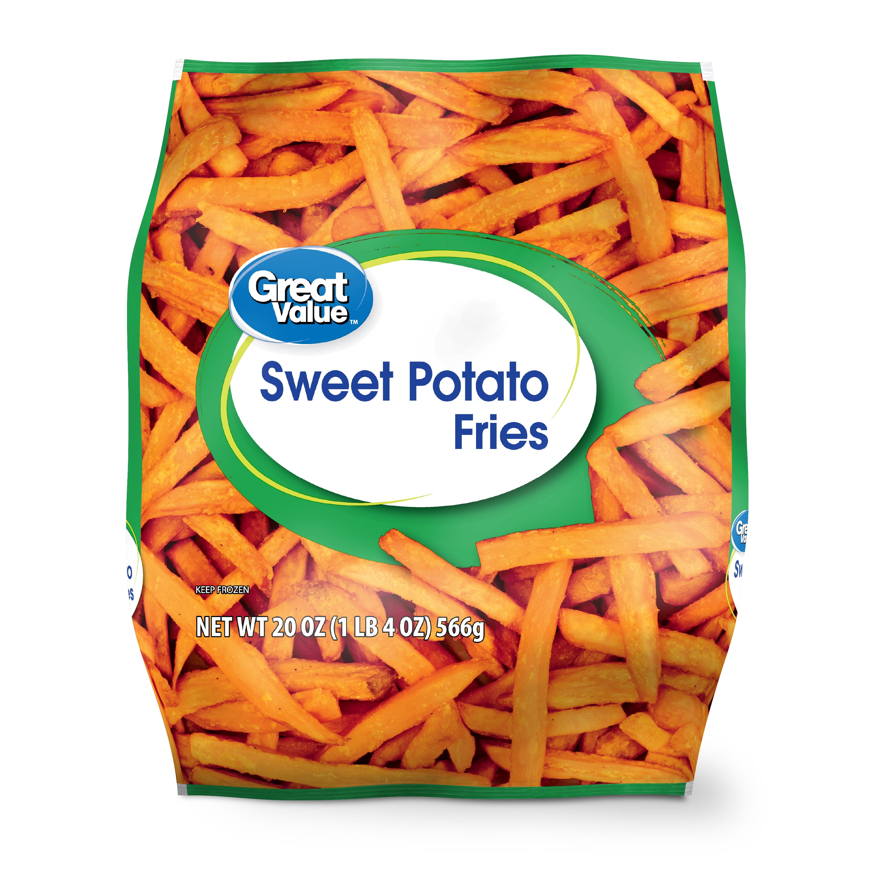 Great Value Sweet Potato Fries, 20 oz (Frozen) - Walmart.com