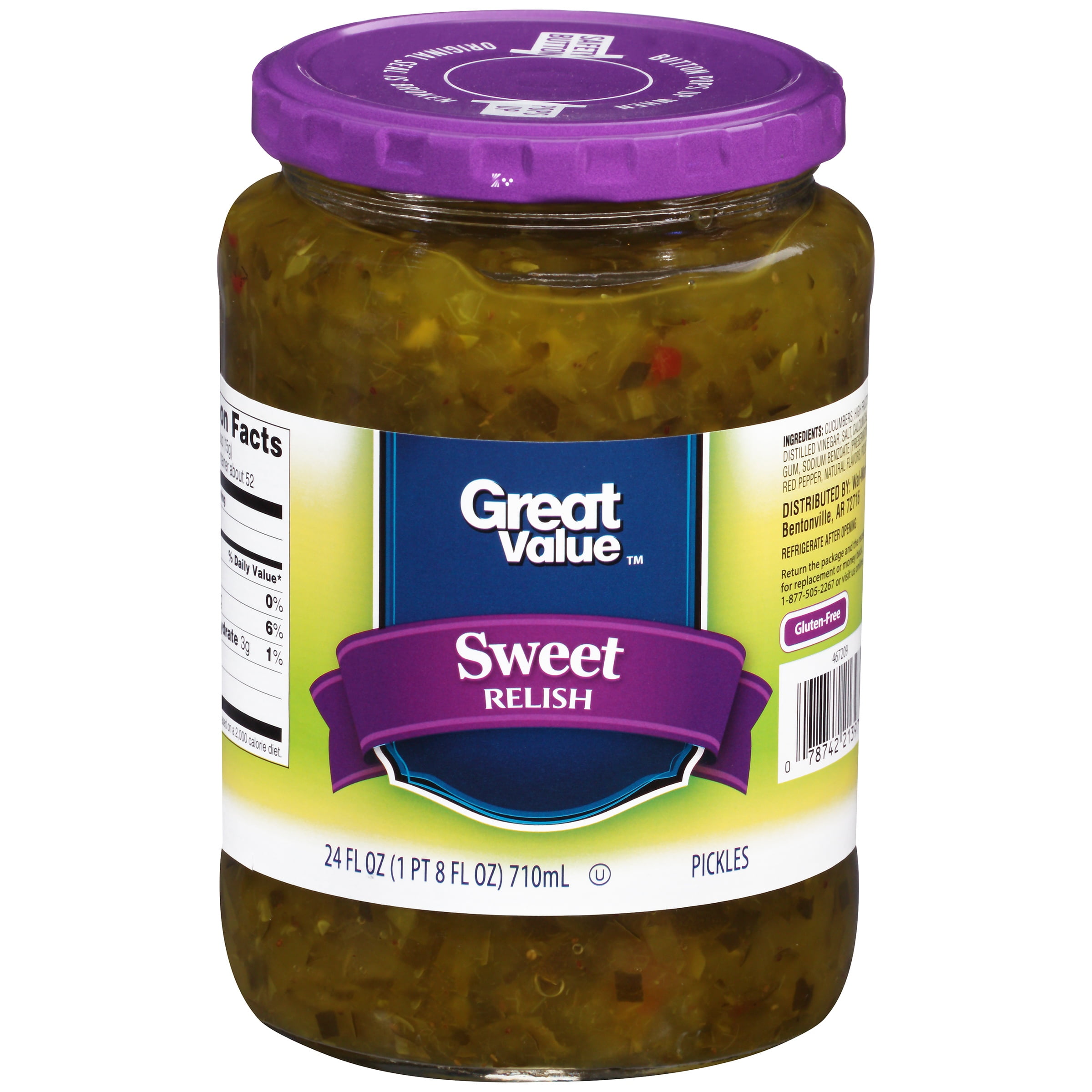 Great Value Sweet Relish, 24 fl oz - Walmart.com