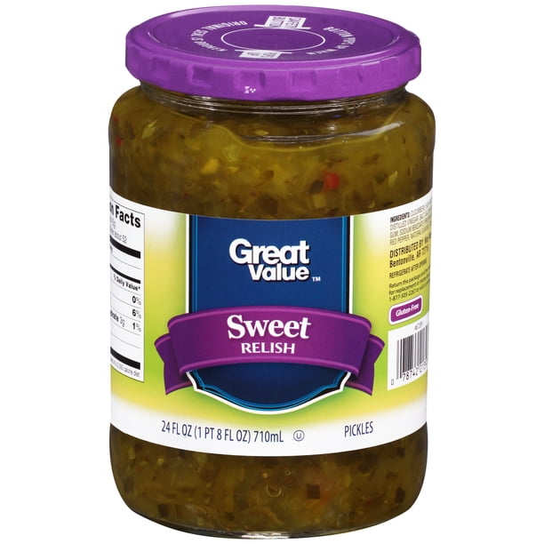 Great Value Sweet Relish 24 fl oz - Walmart Business Supplies