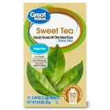Great Value Sweet Tea Drink Mix, 0.09 Oz, 10 Ct - Walmart.com
