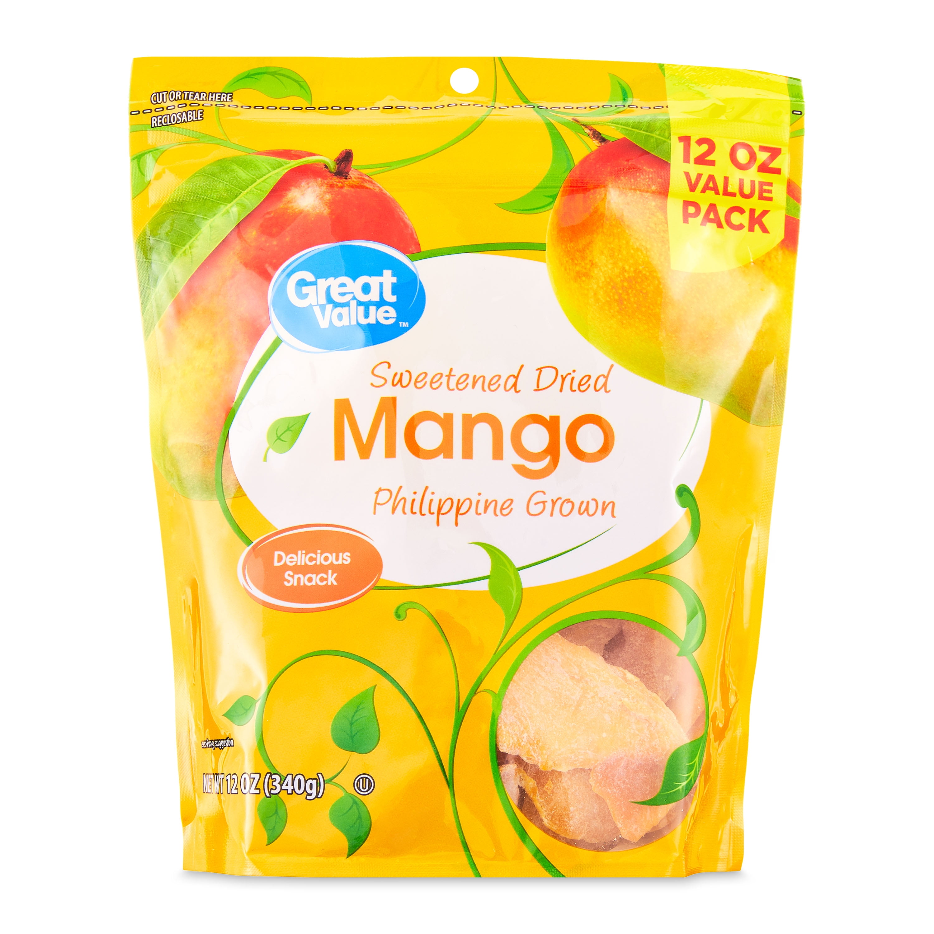 Great Value Sweetened Dried Mango, 12 oz - Walmart.com