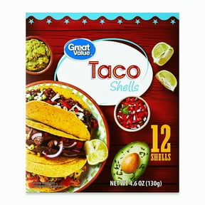 Taco Bell Hard Crunchy Taco Shells, 12 ct, 4.5 oz Box - Walmart.com