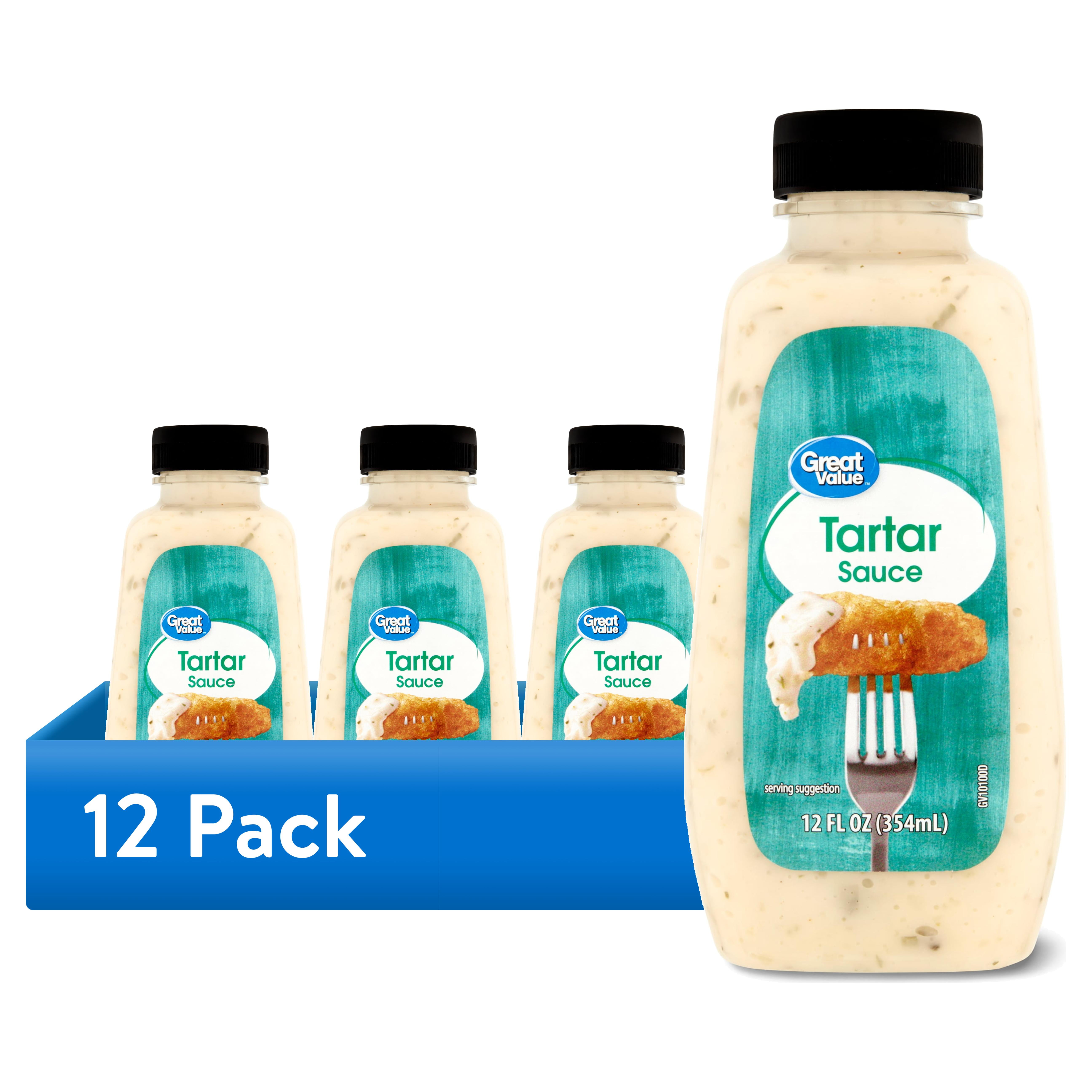 (12 pack) Great Value Tartar Sauce, 12 fl oz - Walmart Business Supplies