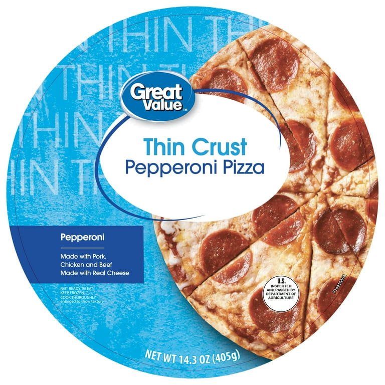 Great Value Rising Crust Pepperoni Frozen Pizza, 48% OFF