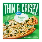 Great Value Spinach Alfredo Pizza with Thin Crispy Crust 17.45 oz ...
