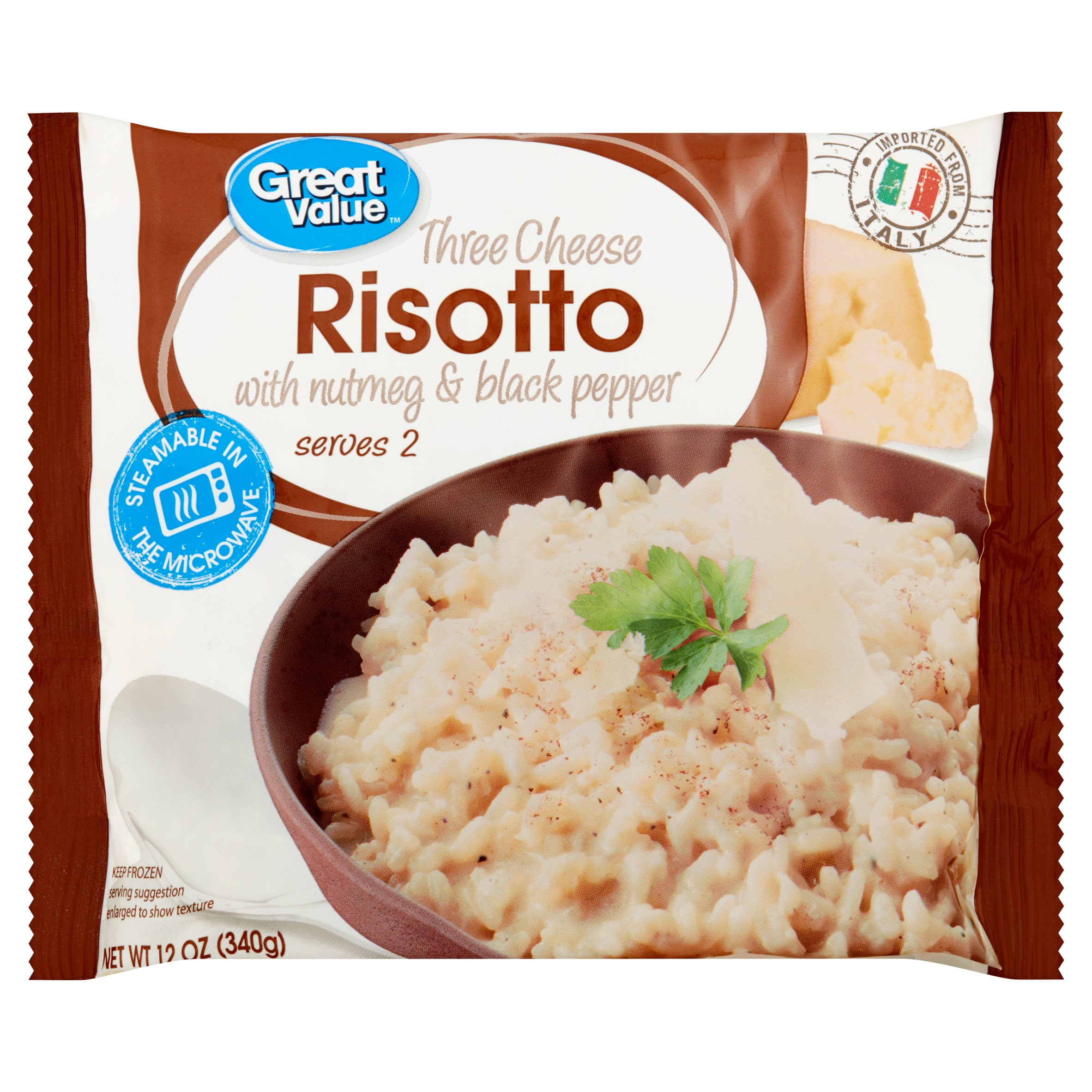 Great Value Three Cheese Risotto, 12 oz - Walmart Business Supplies