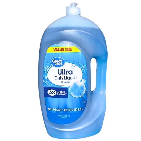 Great Value Crisp Apple Antibacterial Hand Soap Ultra Dish Liquid 75 fl ...
