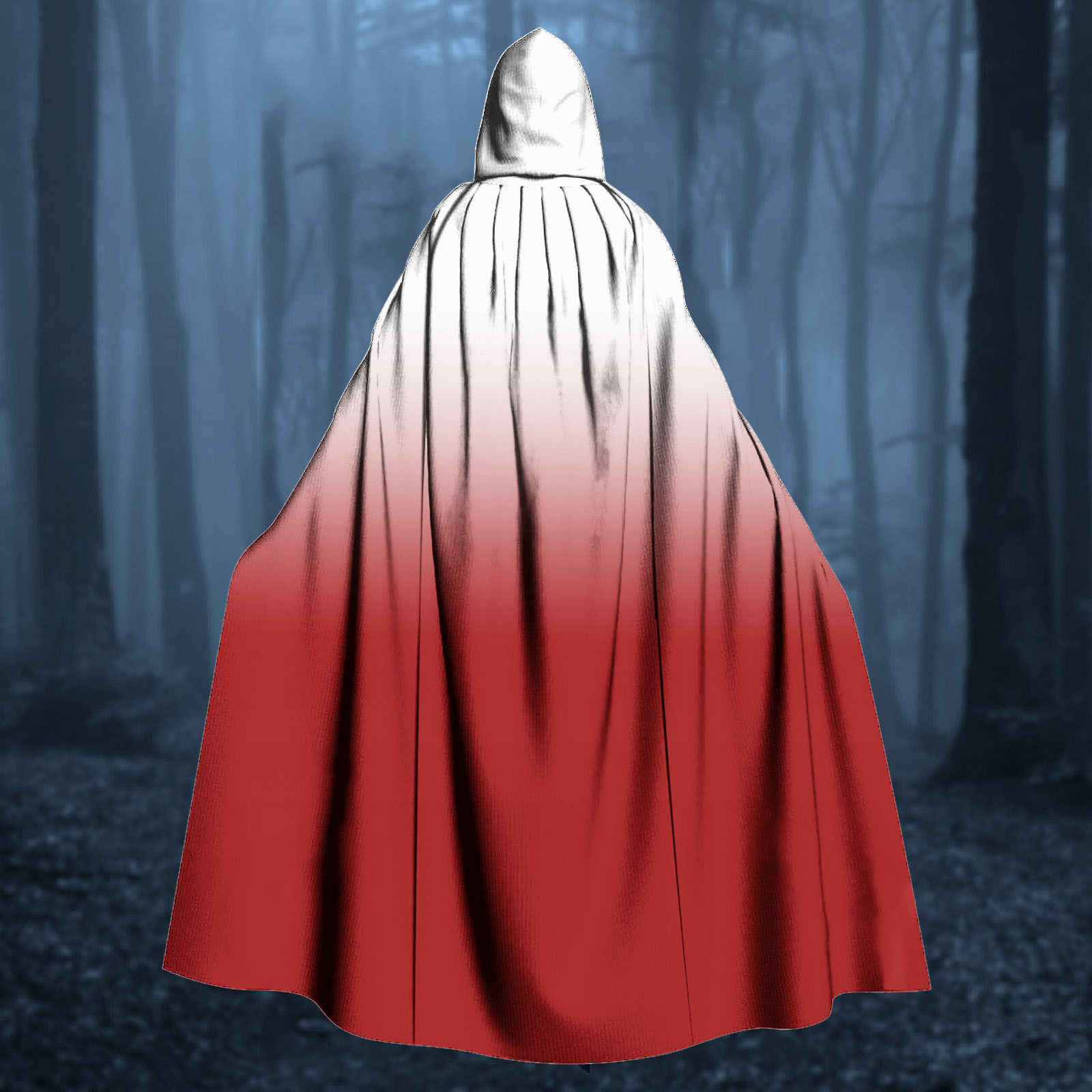 Great Value: Unisex Full Length Hooded Robe Cloak Long Cape Cosplay ...