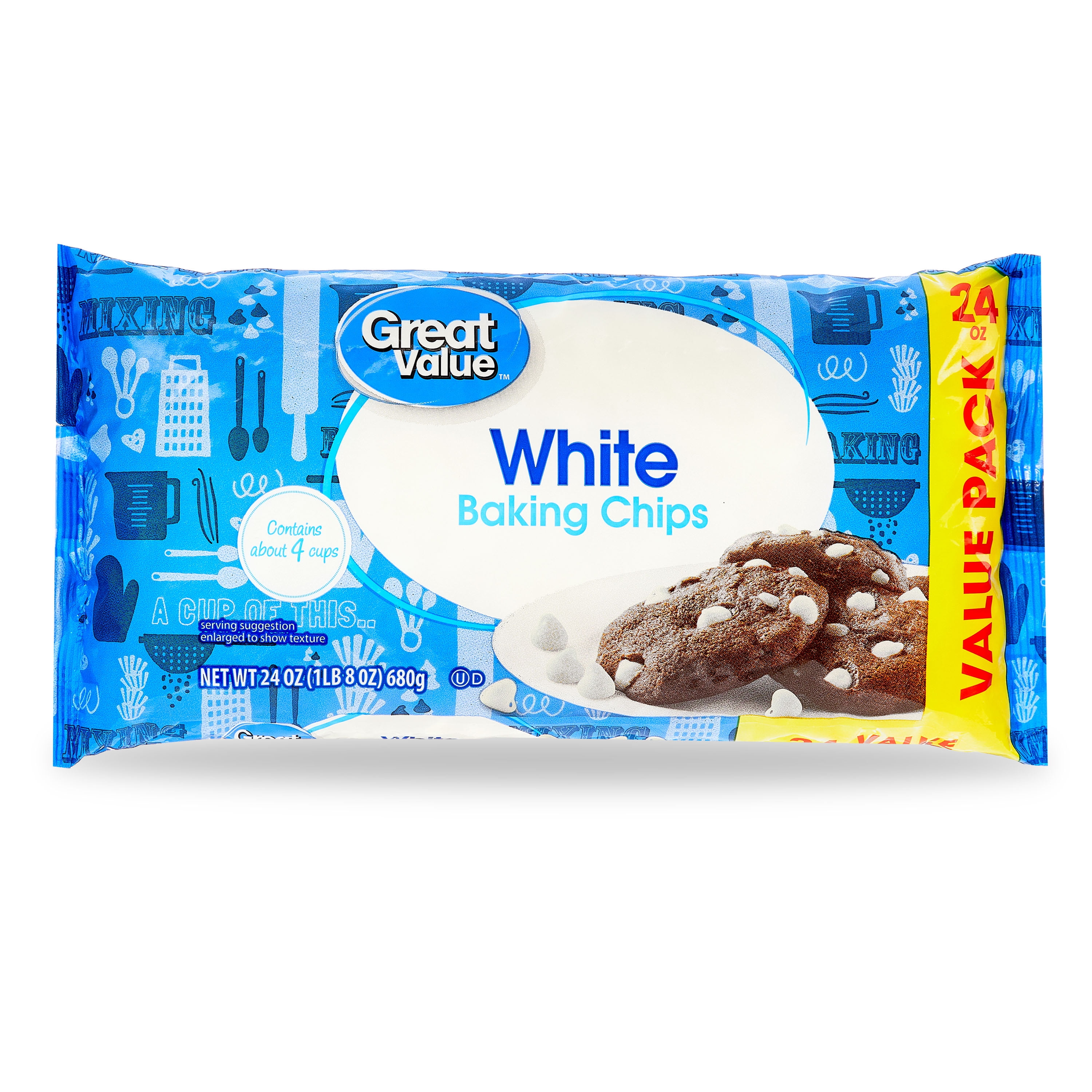 Great Value Vanilla Flavored Baking Chips 24oz - Walmart.com
