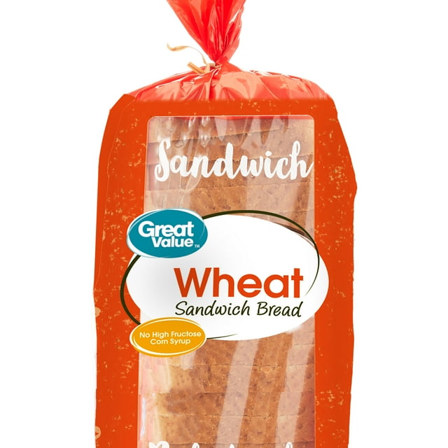 Great Value Wheat Sandwich Bread, 20 oz - Walmart.com