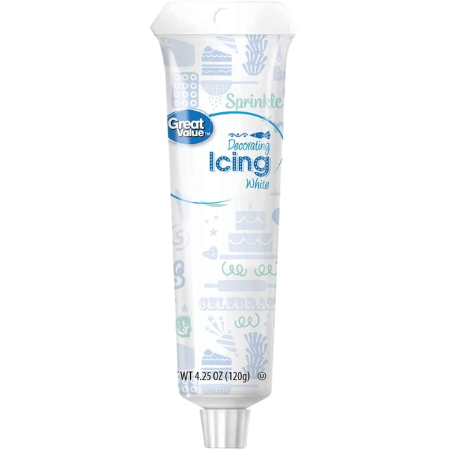 Great Value White Decorating Icing, 4.25 oz - Walmart.com
