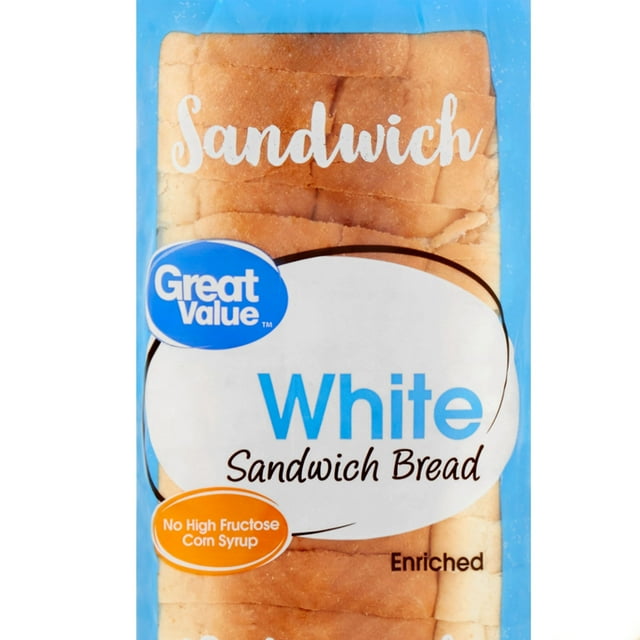 Great Value White Sandwich Bread, 20 oz - Walmart.com