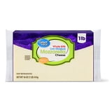Great Value Whole Milk Low Moisture Mozzarella Cheese 16 oz for Pizza ...