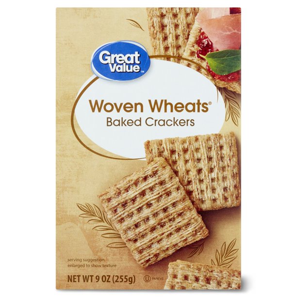 Great Value Woven Wheat Crackers, 9 oz - Walmart Business Supplies