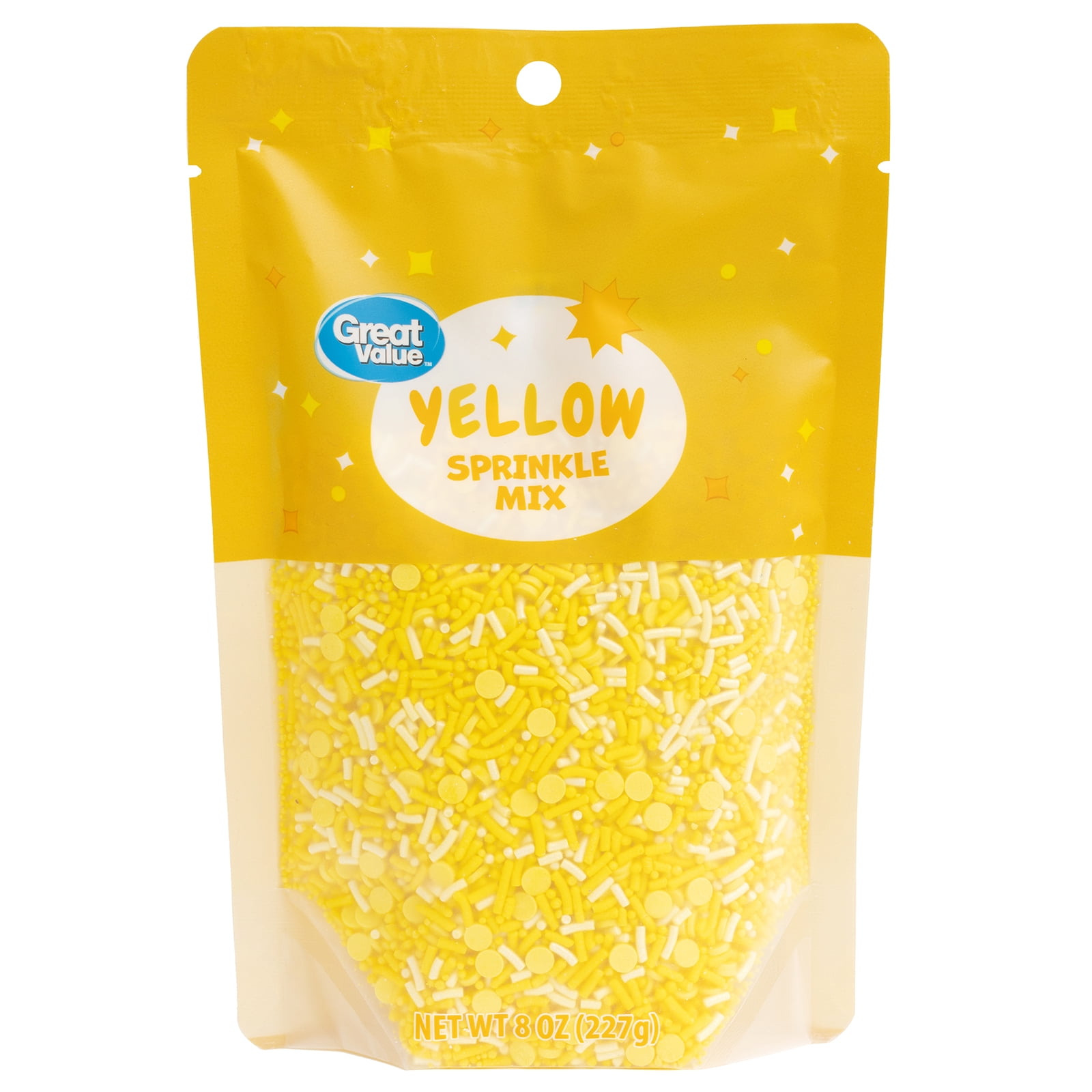 Great Value Yellow Sprinkle Mix, 8 oz - Walmart.com