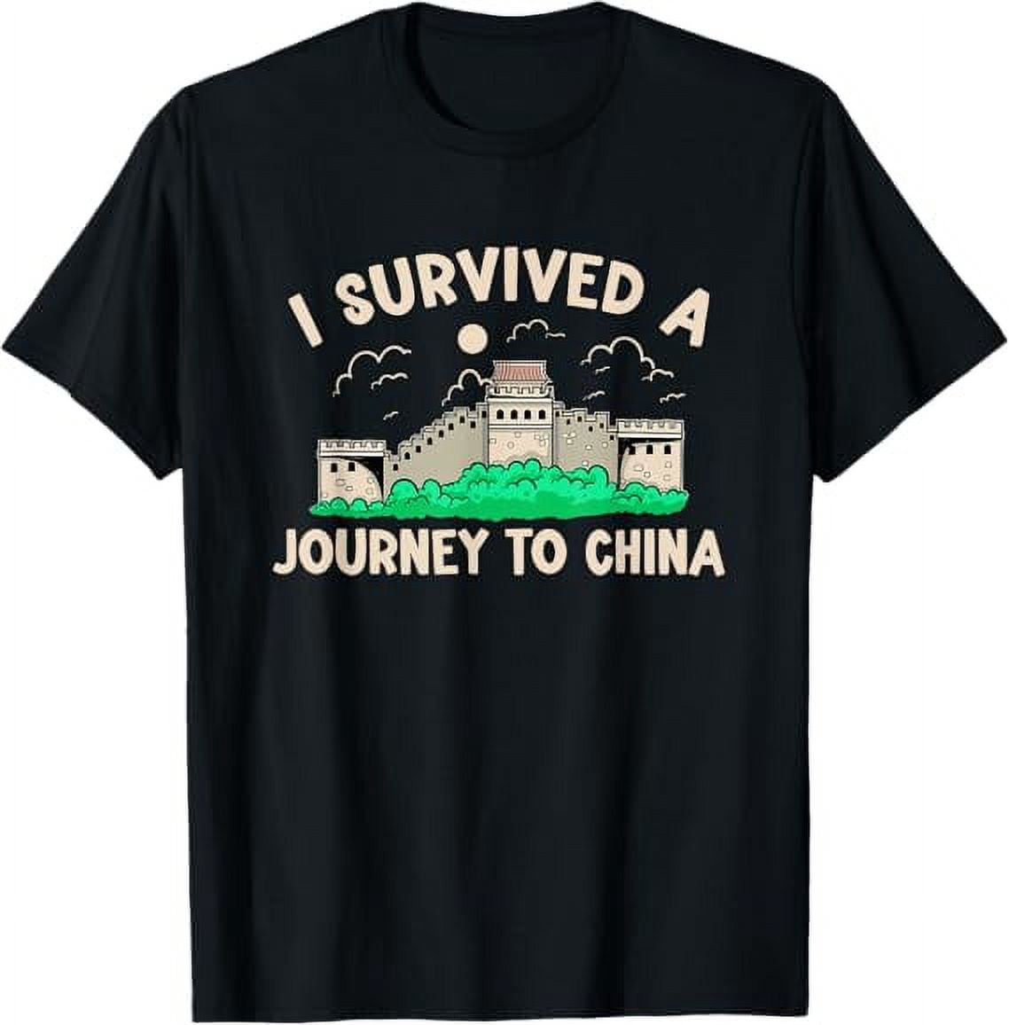 Great Wall China Architecture Emperor Vintage Castle T-Shirt - Walmart.com