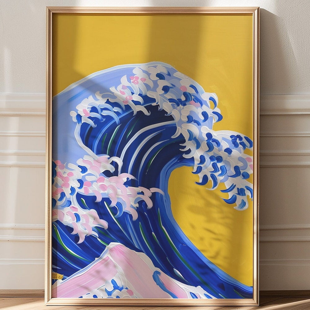 The Great Wave Art Print, Summer Home Decor, Costal Decor, Sea Drawing ...