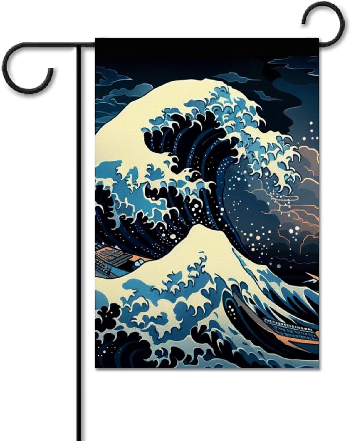 Great Wave Garden Flags Flag Double Sided Holiday Decorative Garden ...